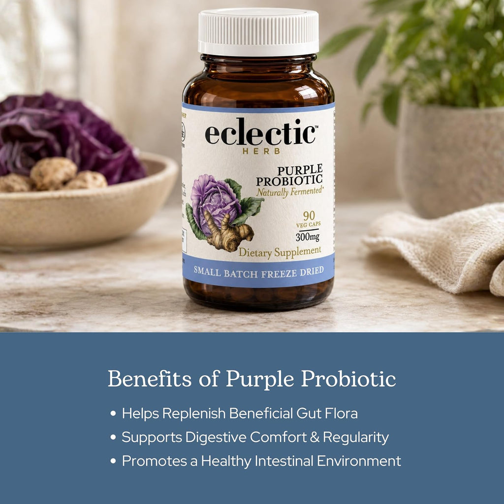 90 capsules of Eclectic Herb probiotics