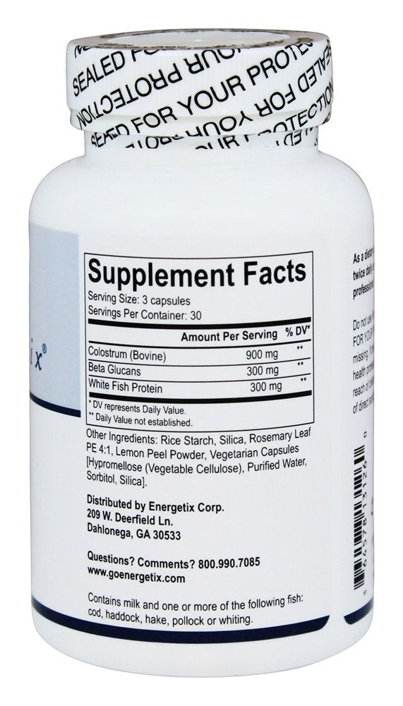 90 capsules of Energetix immune support