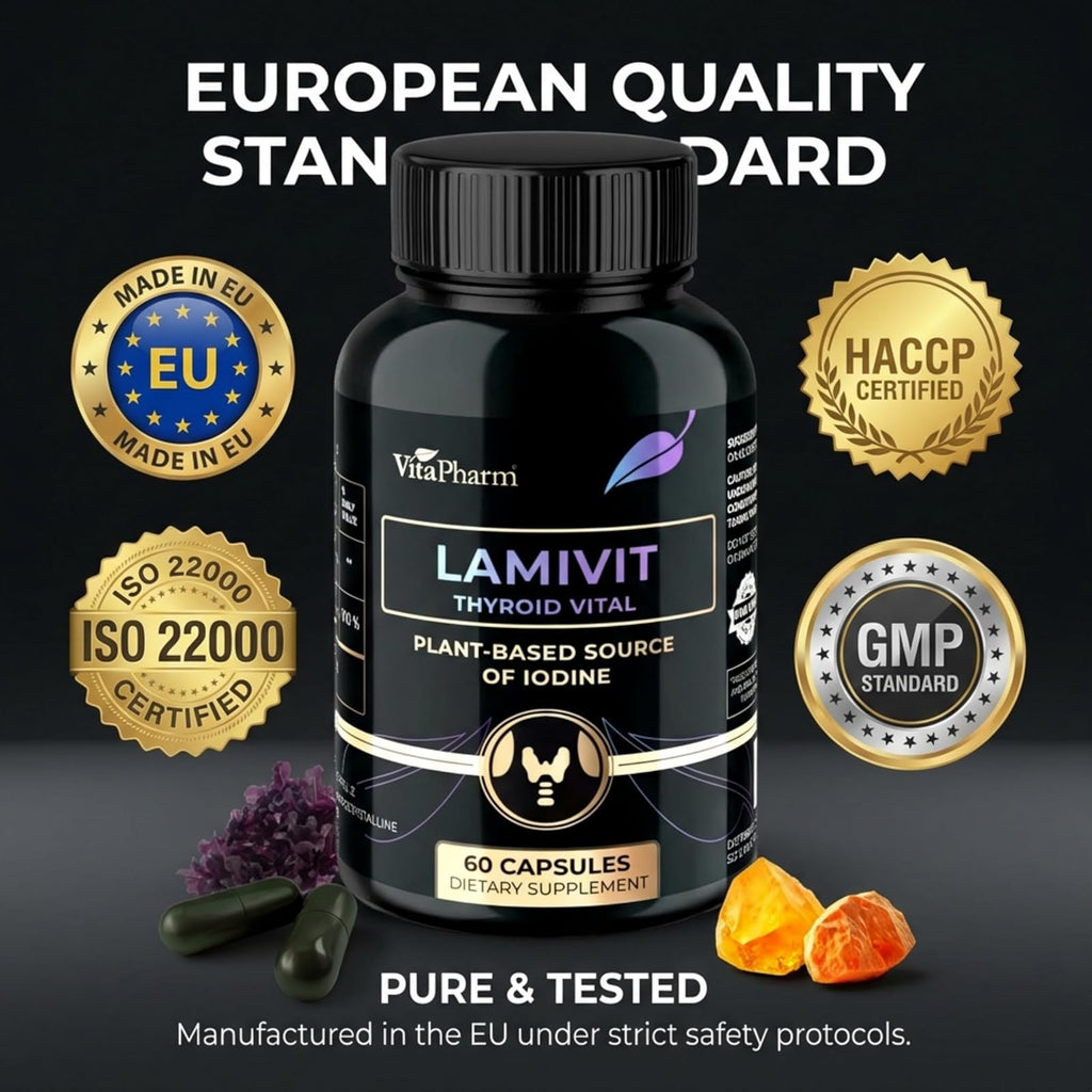 90 capsules of essential iodine support