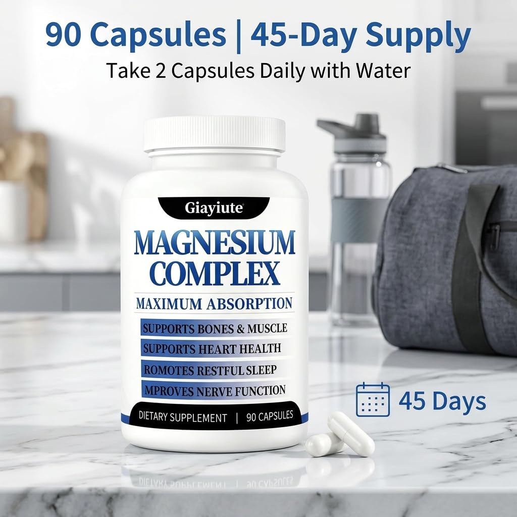 90 capsules of essential magnesium