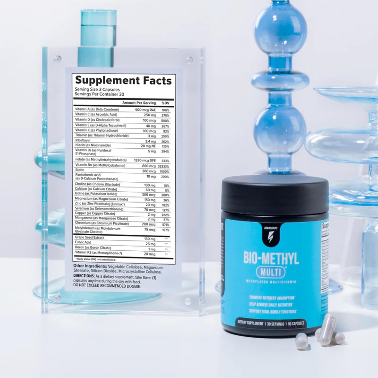 90 capsules of essential nutrients
