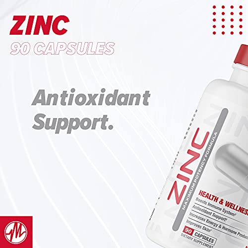 90 capsules of essential zinc