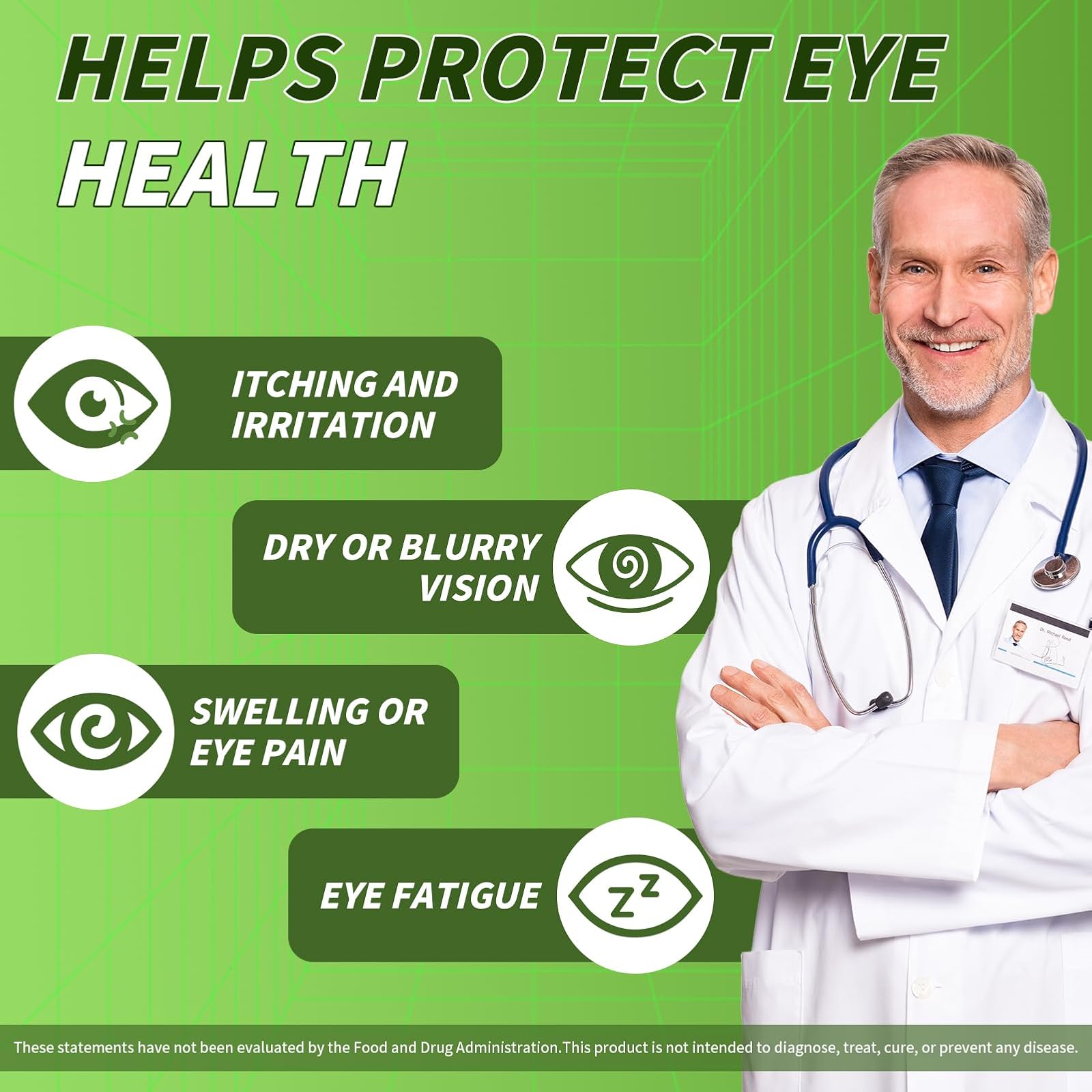 90 capsules of eye health nutrients