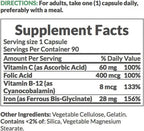 90 capsules of gentle iron