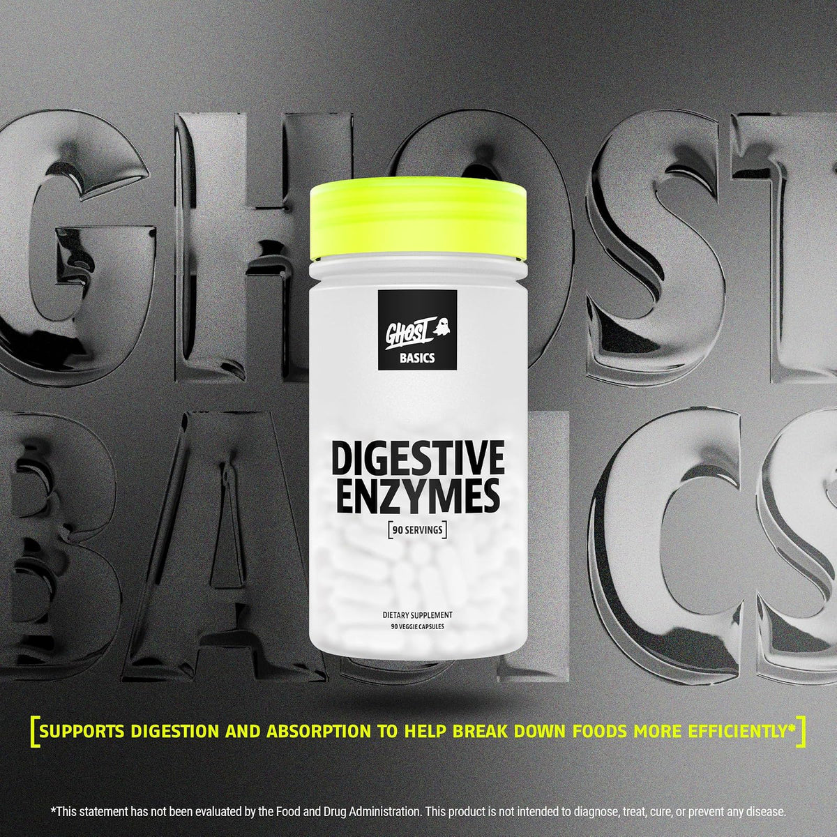 90 capsules of GHOST digestive support