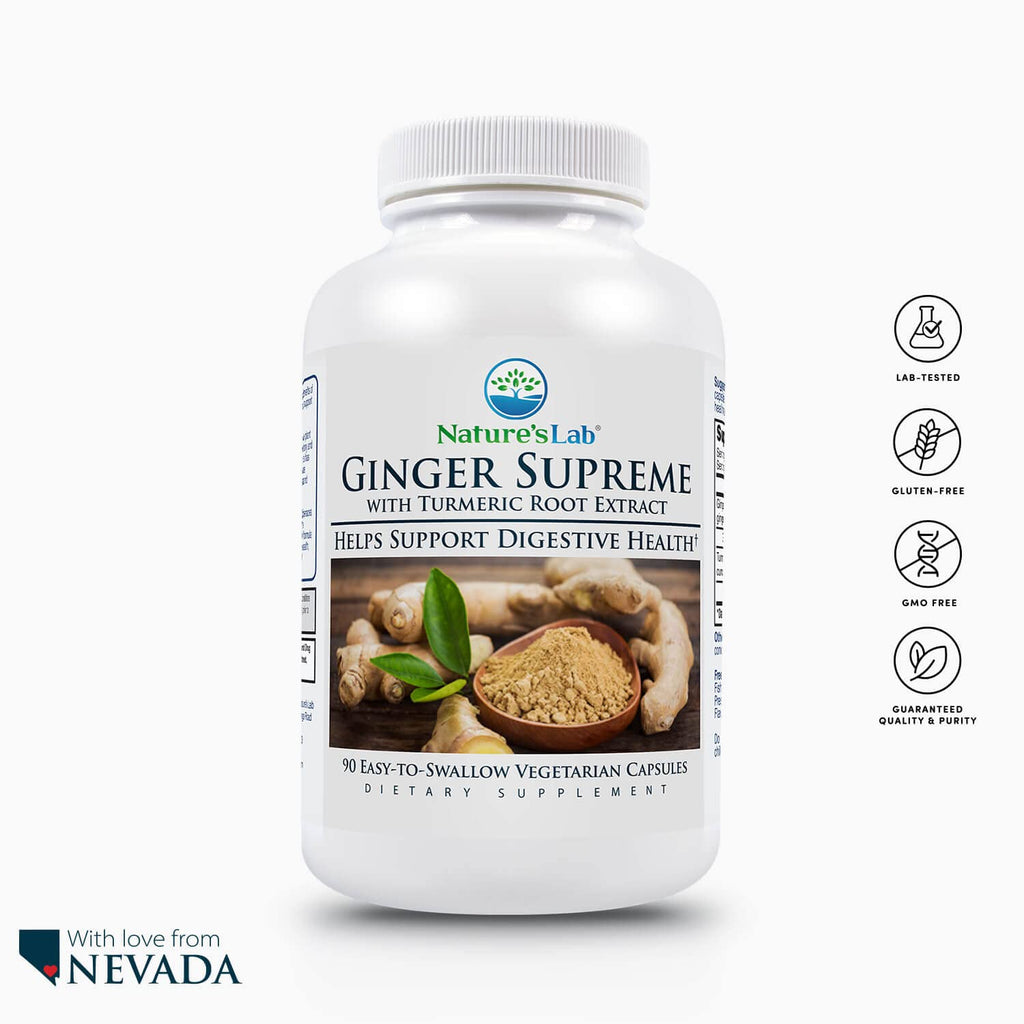 90 capsules of ginger goodness