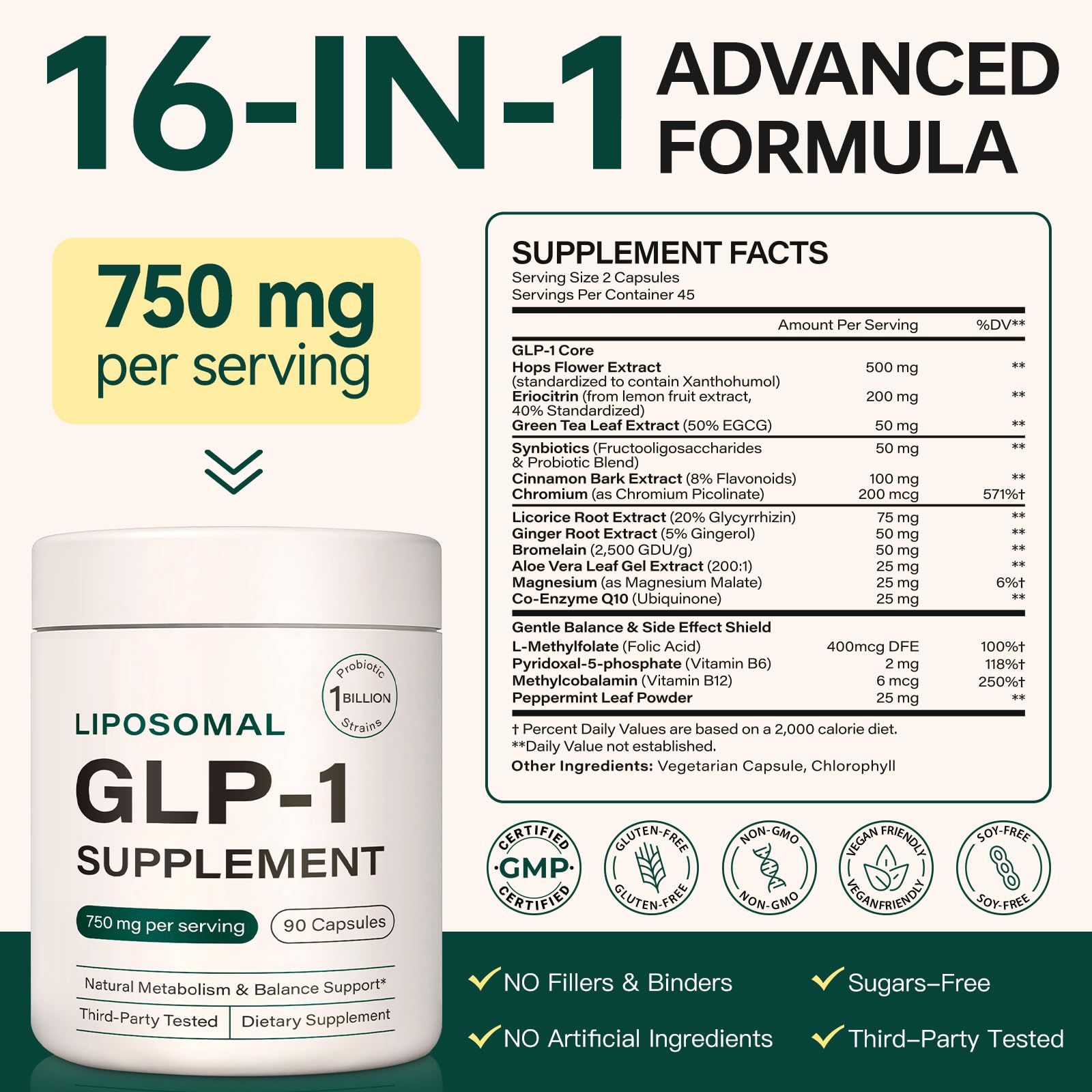 90 capsules of gut health support