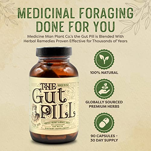 90 capsules of gut support