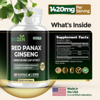 90 capsules of herbal energy