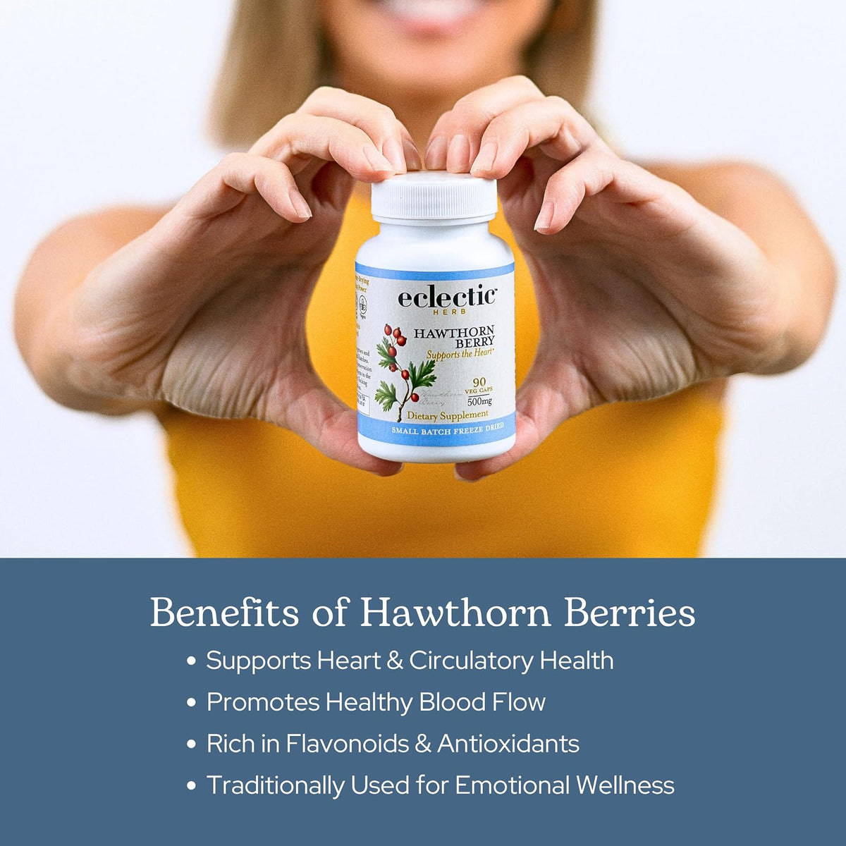 90 capsules of herbal Hawthorn extract