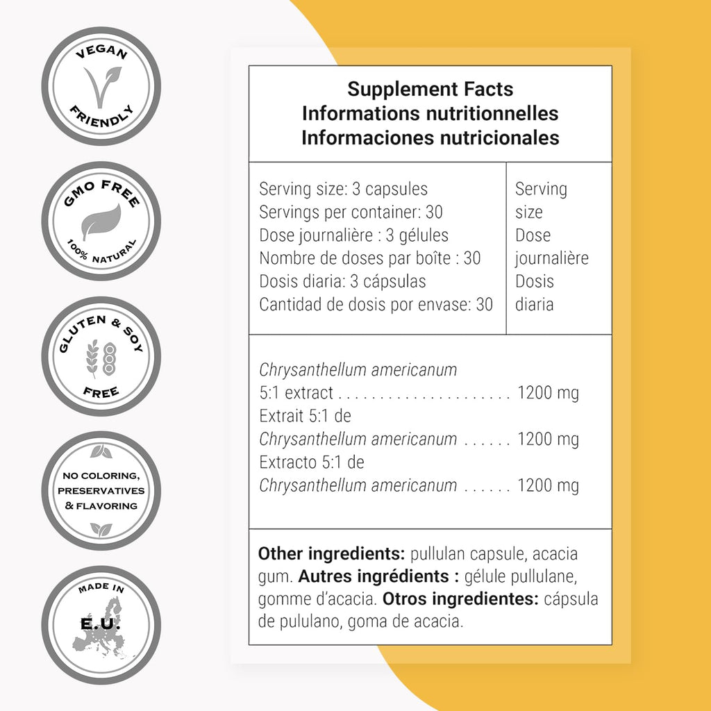 90 capsules of herbal support