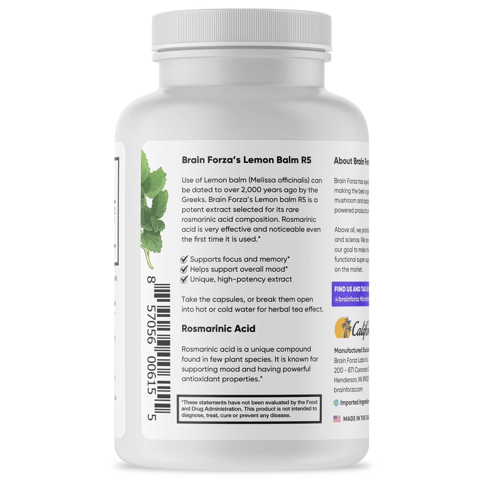 90 capsules of herbal support
