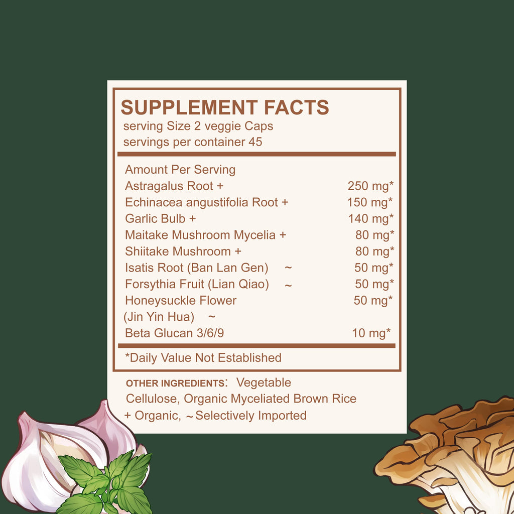 90 capsules of herbal wellness
