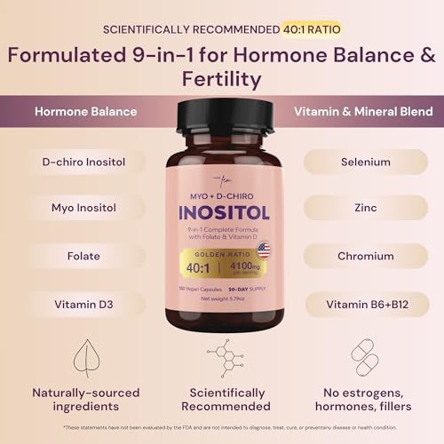 90 capsules of inositol blend