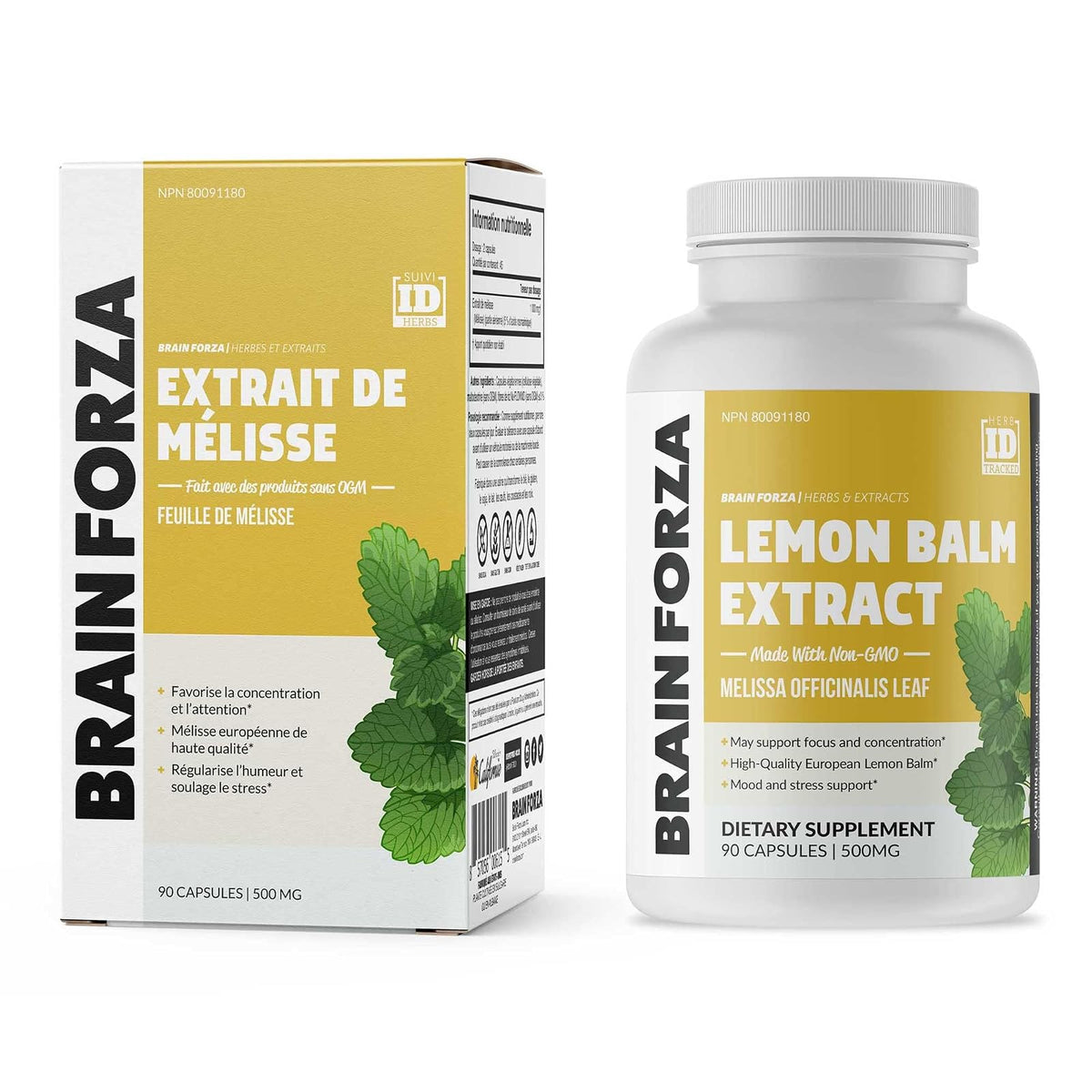 90 capsules of lemon balm goodness