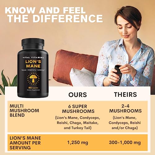 90 capsules of Lion's Mane goodness