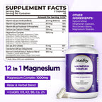 90 capsules of magnesium for energy