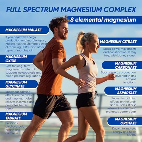 90 capsules of magnesium for muscle health
