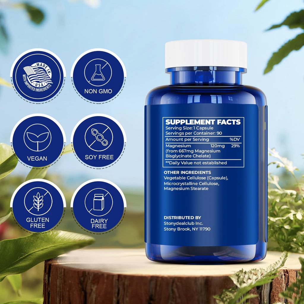 90 capsules of magnesium glycinate