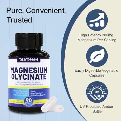 90 capsules of magnesium glycinate