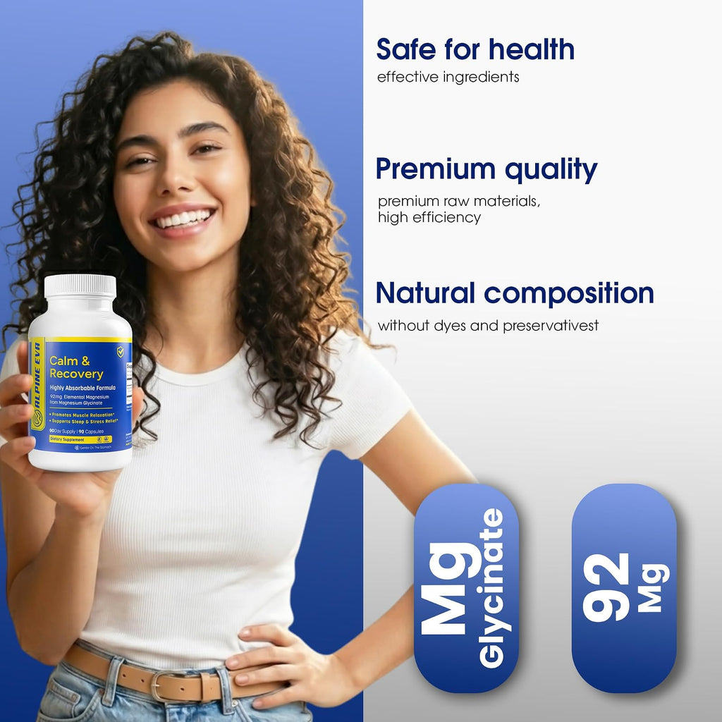 90 capsules of magnesium glycinate