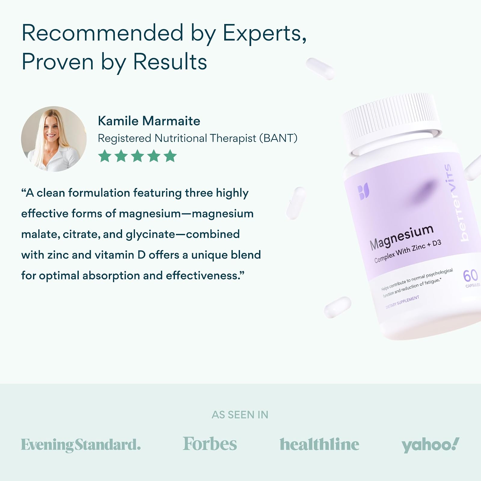 90 capsules of magnesium goodness