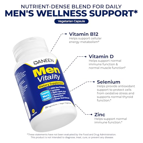 90 capsules of men's multivitamins