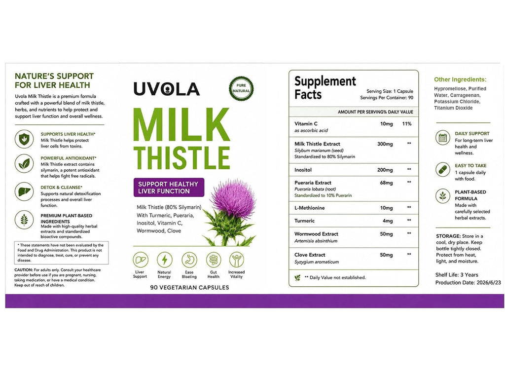 90 capsules of Milk Thistle goodness