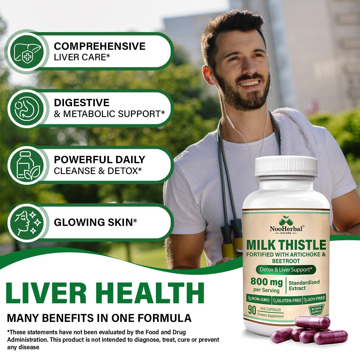 90 capsules of Milk Thistle
