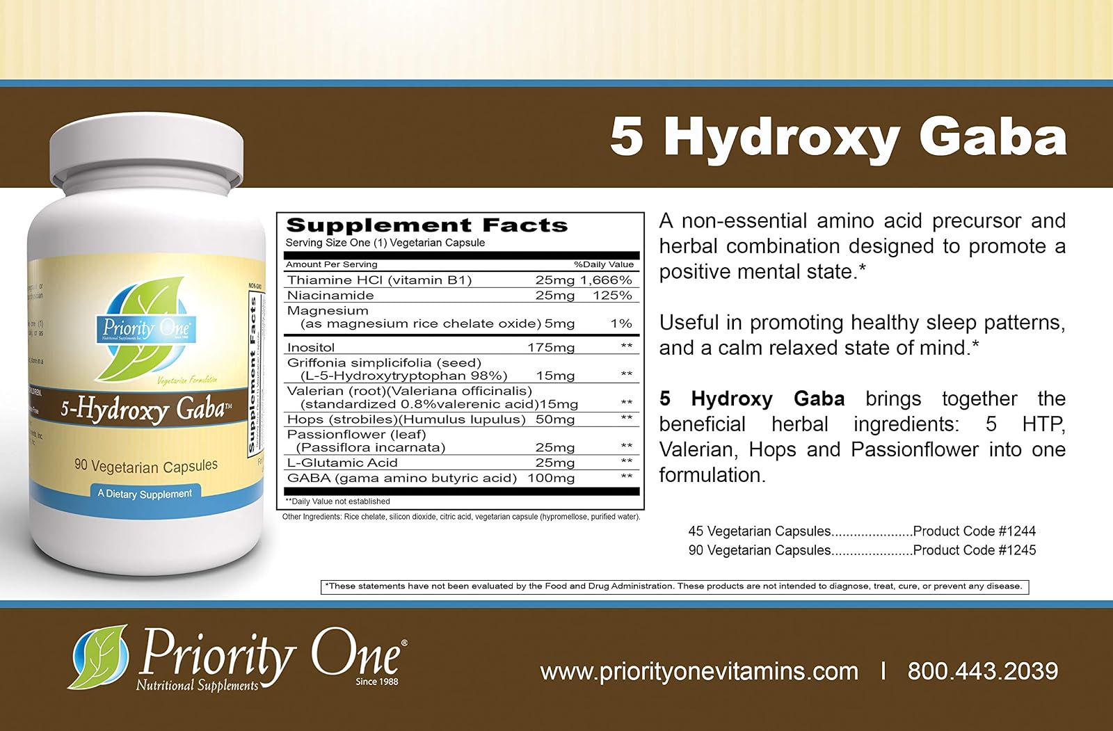 90 capsules of mood-boosting 5-HTP