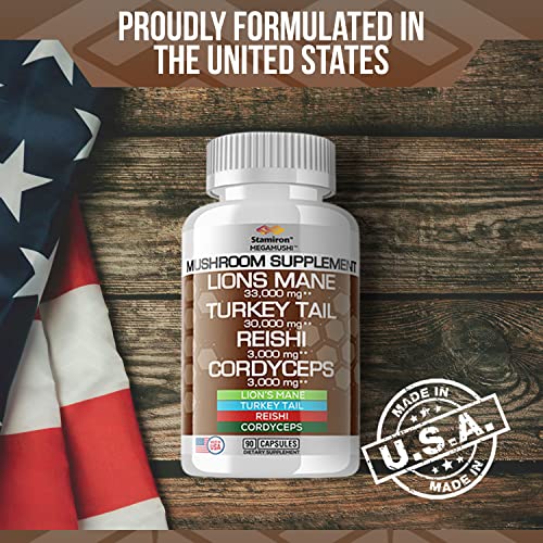 90 capsules of mushroom power