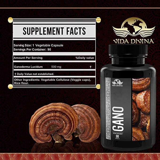 90 capsules of mushroom wellness