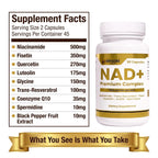 90 capsules of NAD+ for daily wellness