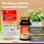 90 capsules of nattokinase benefits