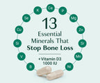 90 capsules of natural calcium source