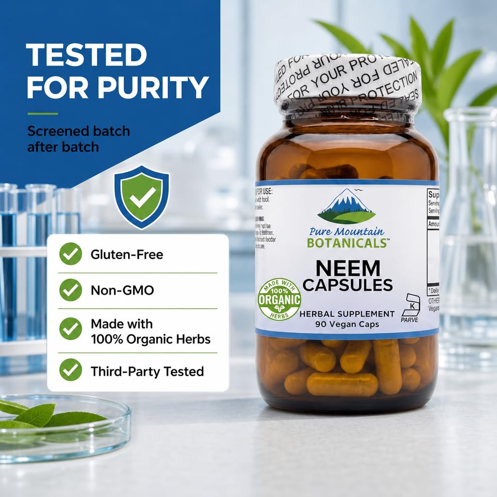 90 capsules of Neem extract