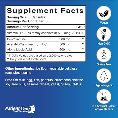 90 capsules of nerve care supplements