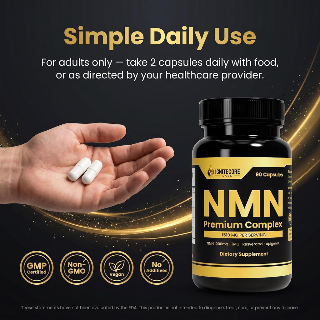 90 capsules of NMN for longevity