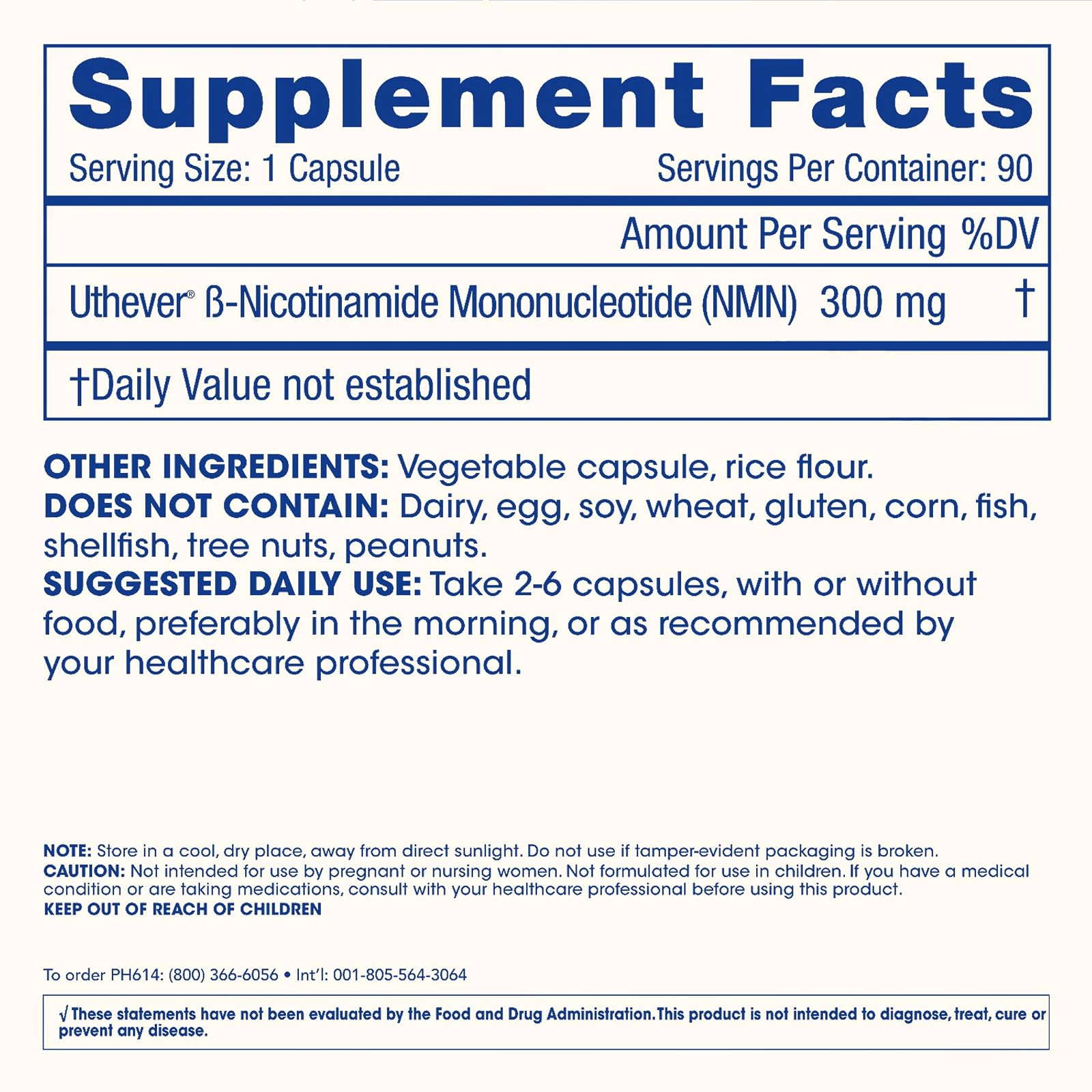 90 capsules of NMN for wellness
