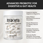 90 capsules of Nuora probiotic support