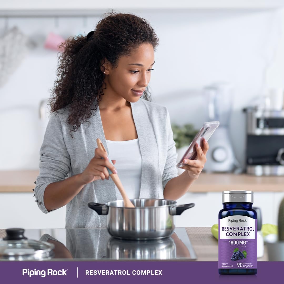 90 capsules of Piping Rock Resveratrol
