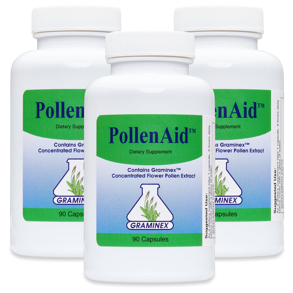 90 capsules of PollenAid health benefits