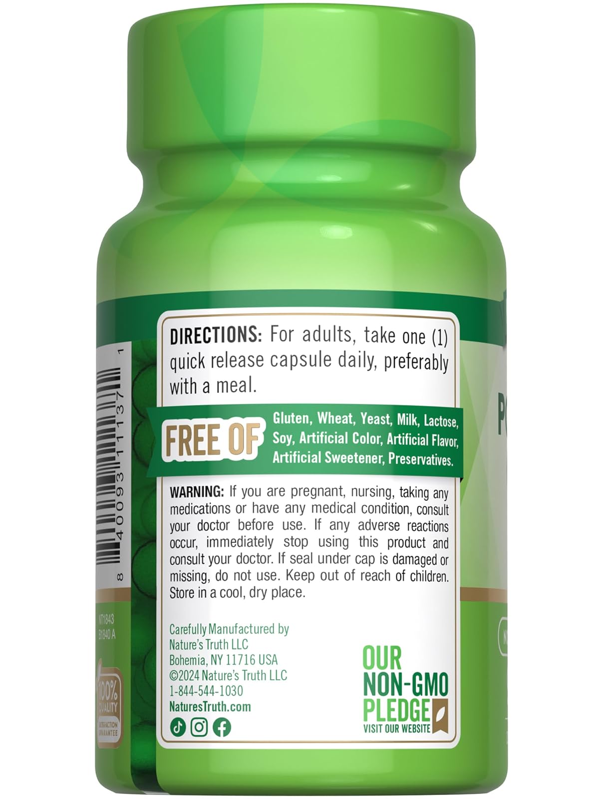 90 capsules of potassium citrate