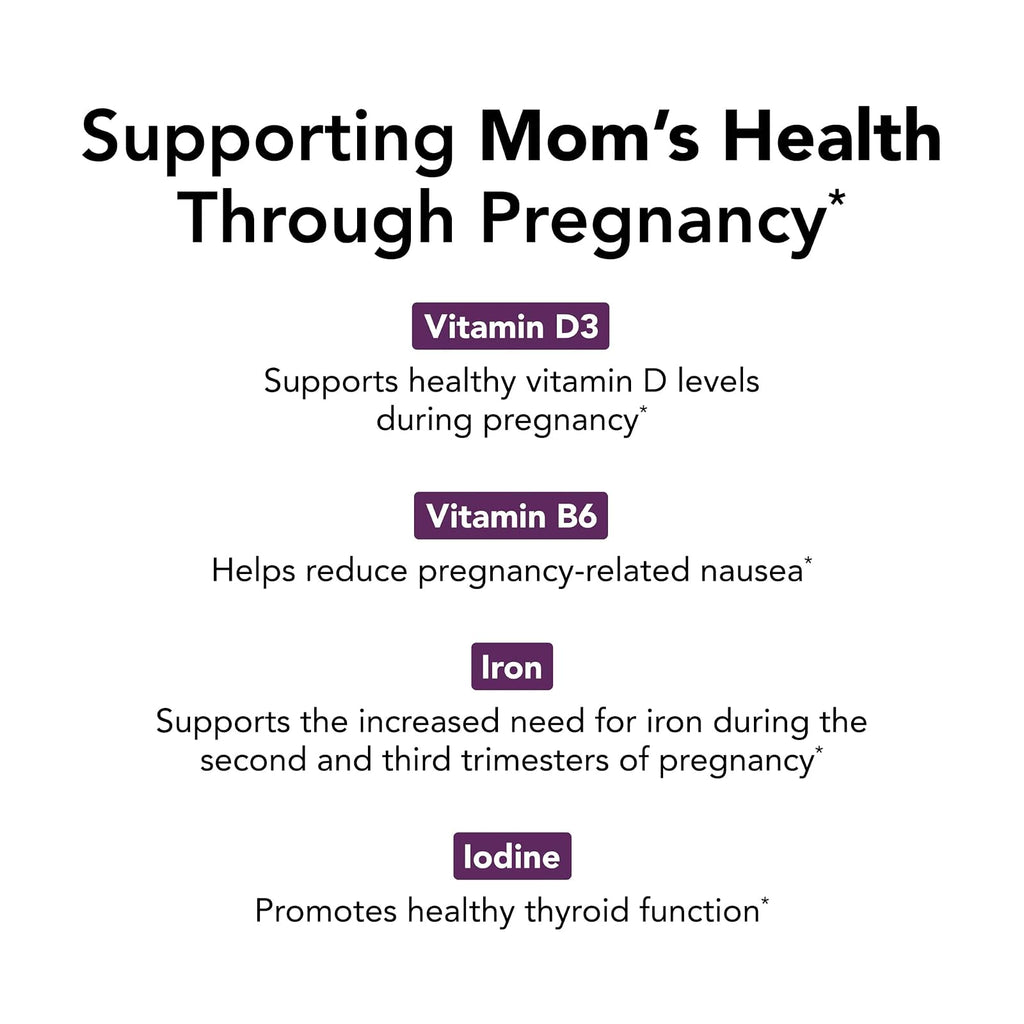 90 capsules of prenatal nutrition
