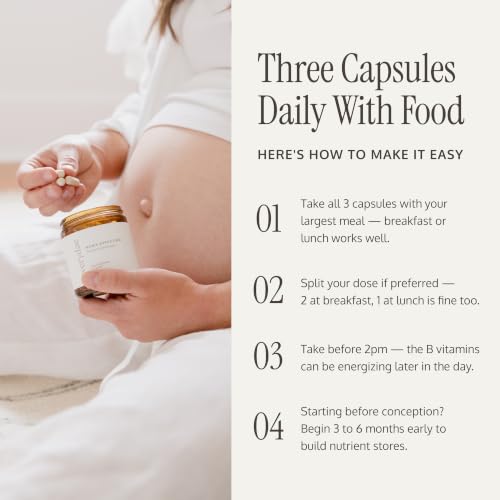 90 capsules of prenatal vitamins