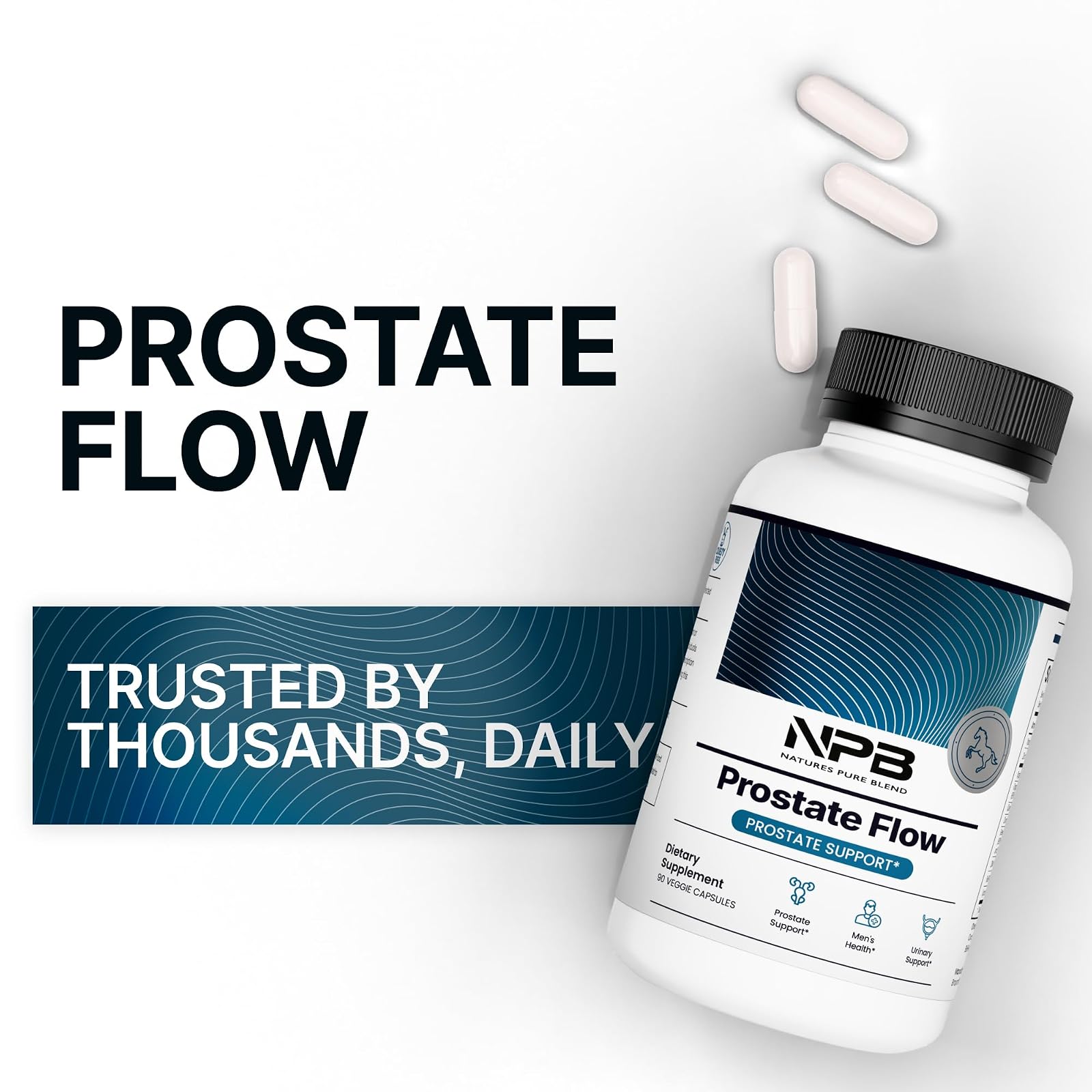 90 capsules of prostate care