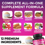 90 capsules of psyllium husk