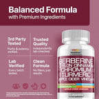 90 capsules of pure berberine