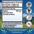 90 capsules of pure Gotu Kola