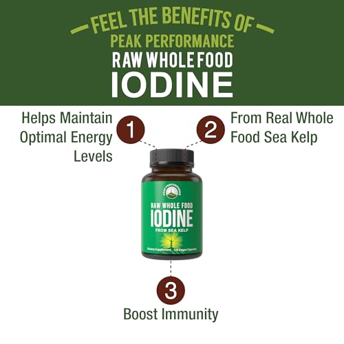 90 capsules of pure iodine